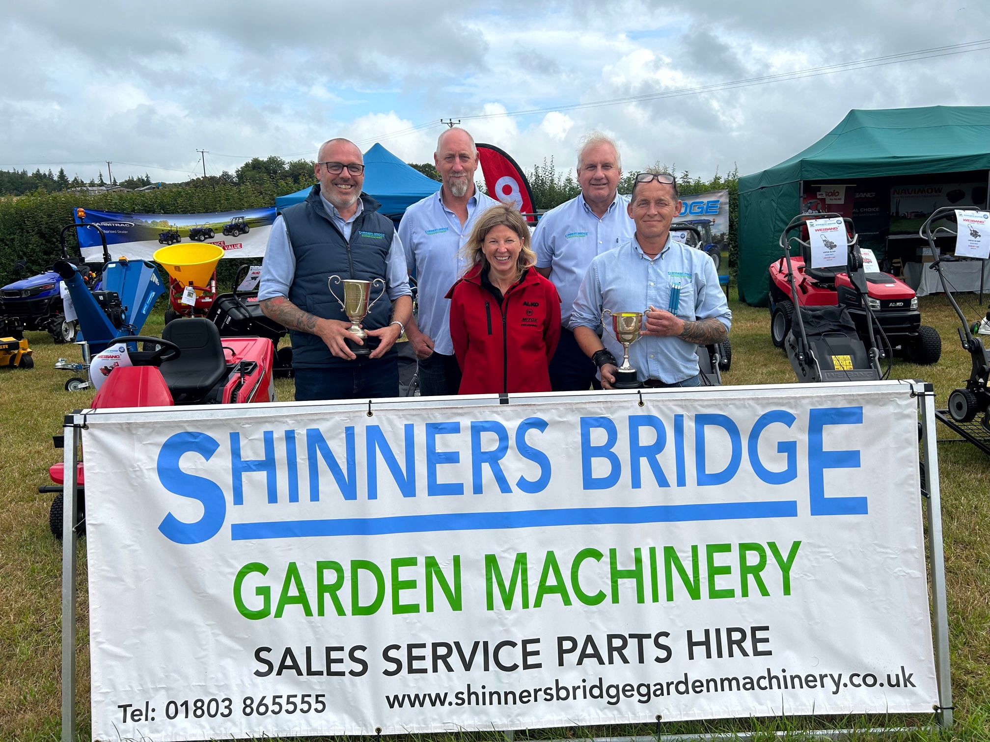 Contacts - Shinners Bridge Garden Machinery - phone 01803 865555